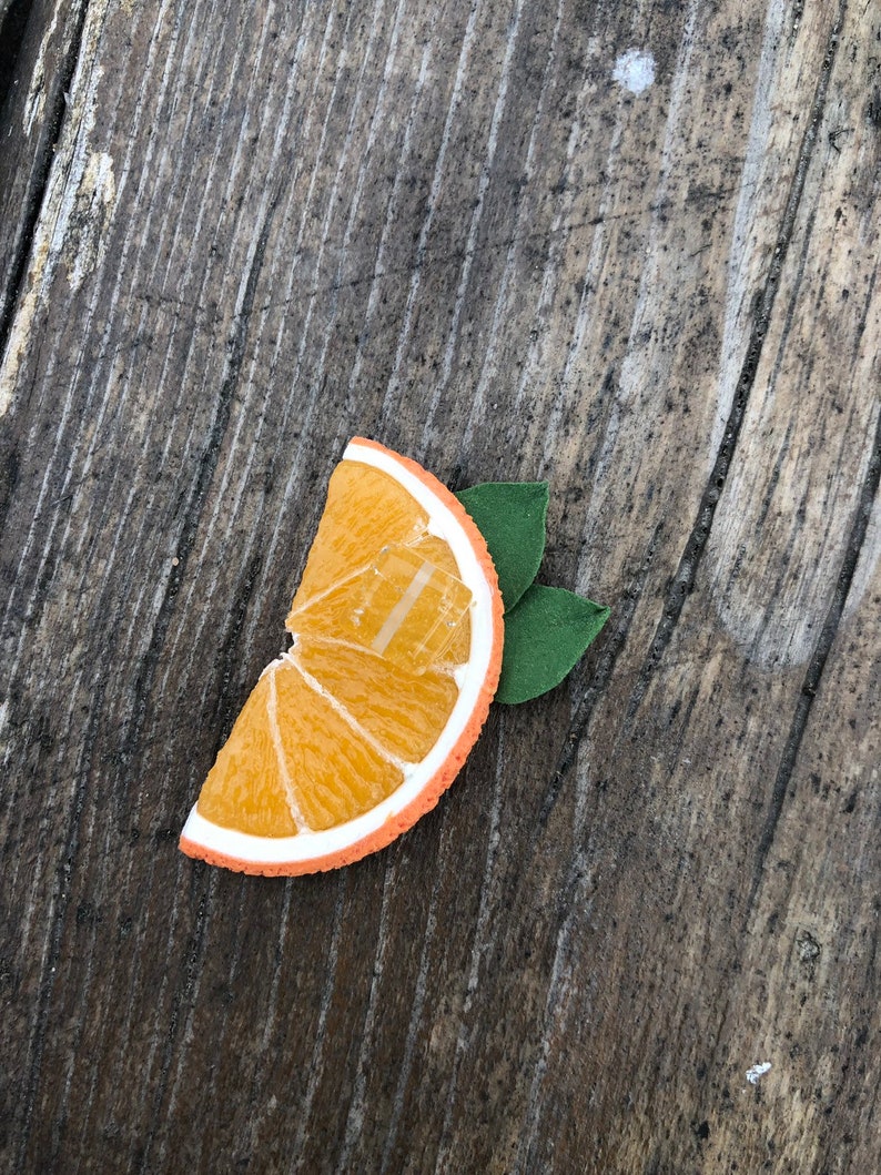Orange Pin, Citrus Pin, Realistic Orange Brooch Pin, Cute Pin, Pins ...