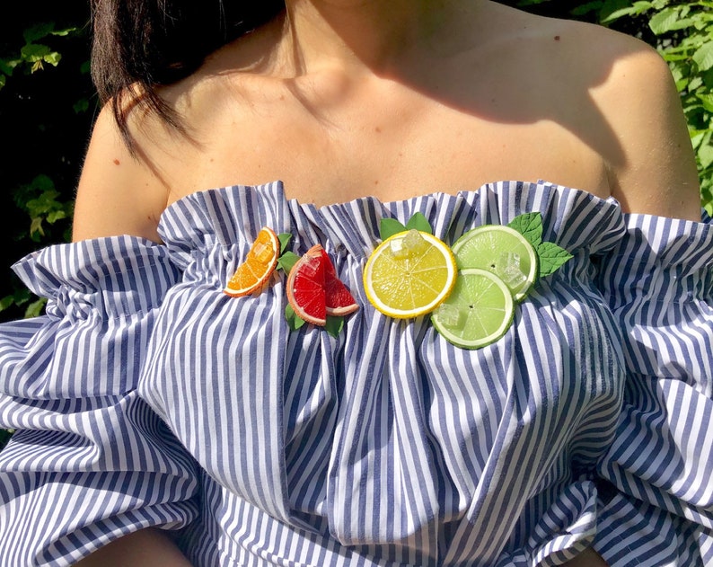 Orange Pin, Citrus Pin, Realistic Orange Brooch Pin, Cute Pin, Pins ...