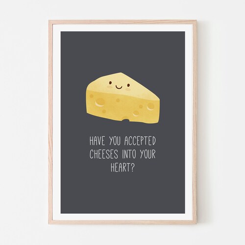 Cheese Print Kitchen Art Print Kitchen Wall Art Food Print - Etsy Australia