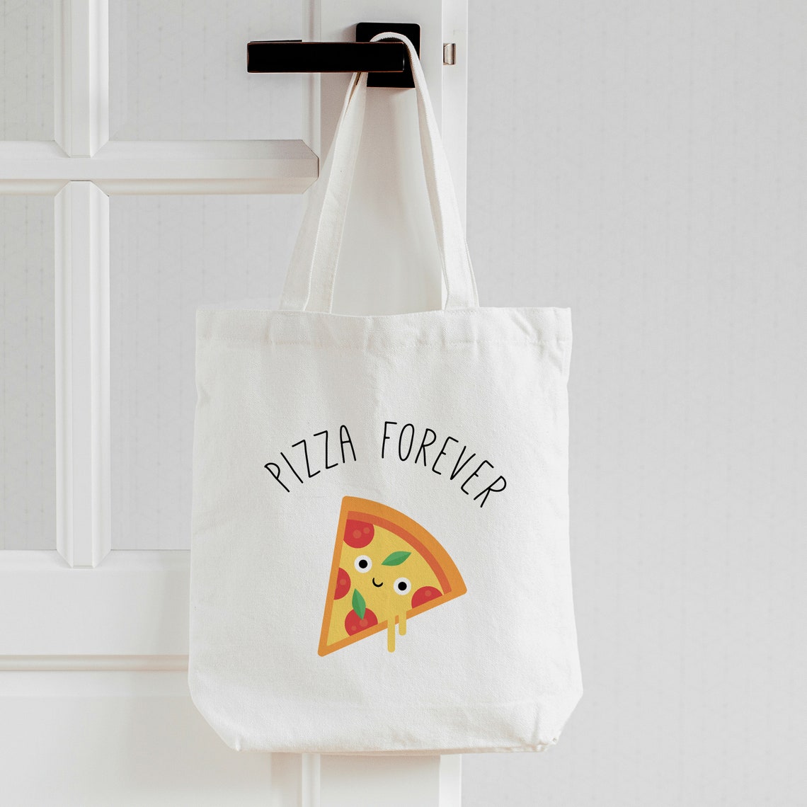 Pizza Forever Tote Bag Pizza Tote Bag Foodie Gifts Foodie | Etsy