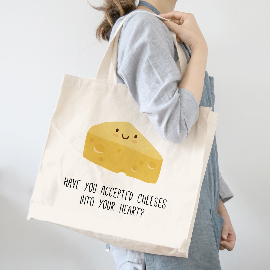 Cheese Tote Bag Foodie Gift Funny Tote Bag Bag Womens - Etsy