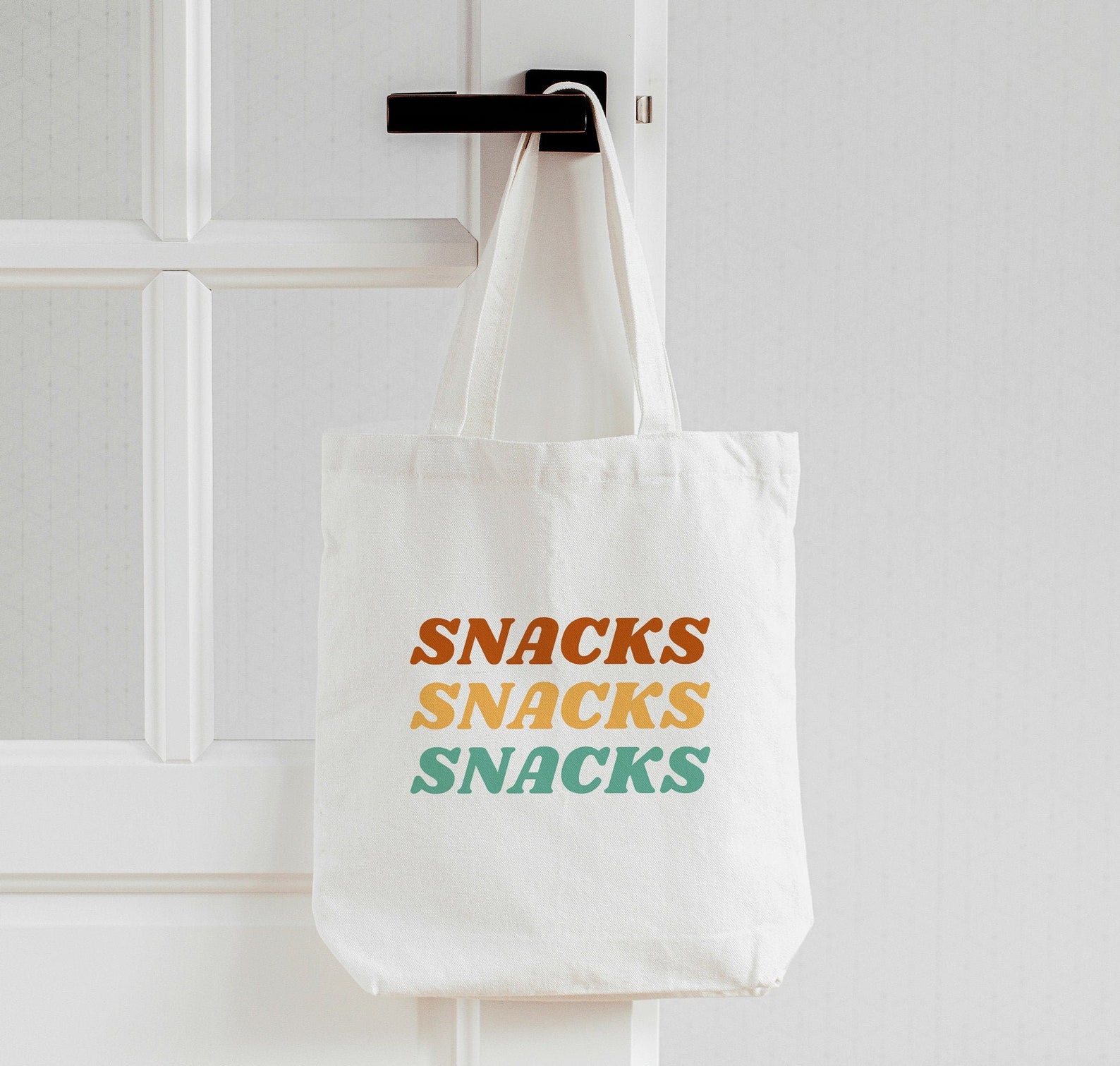 Snacks Tote Bag Funny Foodie Gift Gift for Foodie Snack - Etsy