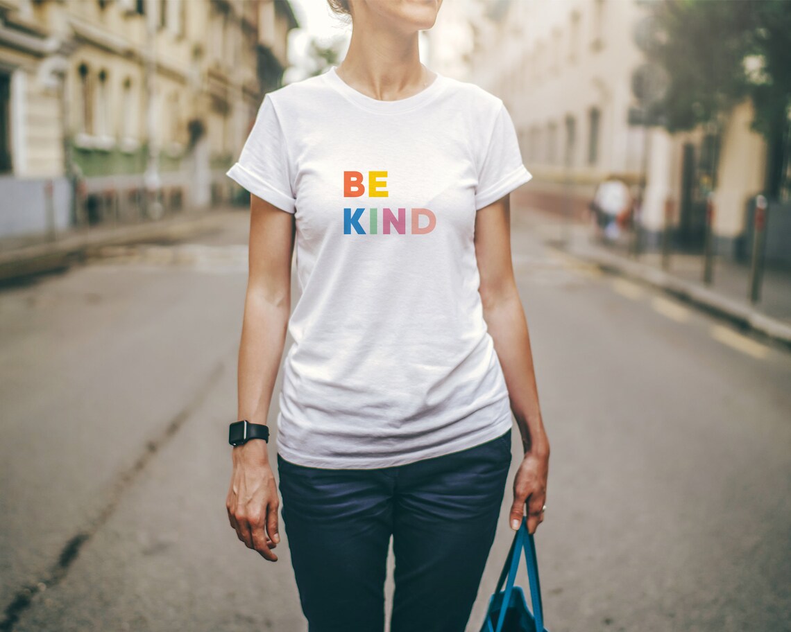 Be Kind T-shirt Women's Be Kind Shirt Kind is Cool Tee | Etsy
