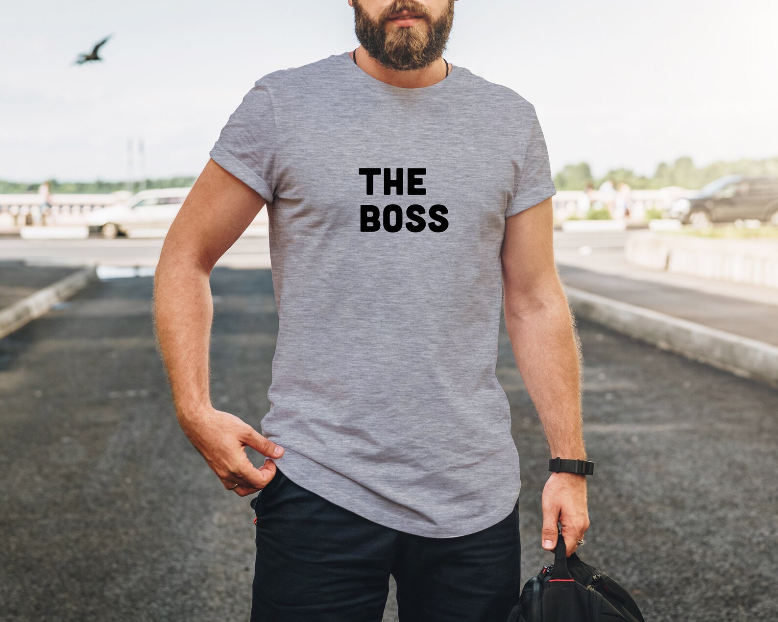 The Boss the Real Boss Father and Son Matching Shirts, Daddy and ...