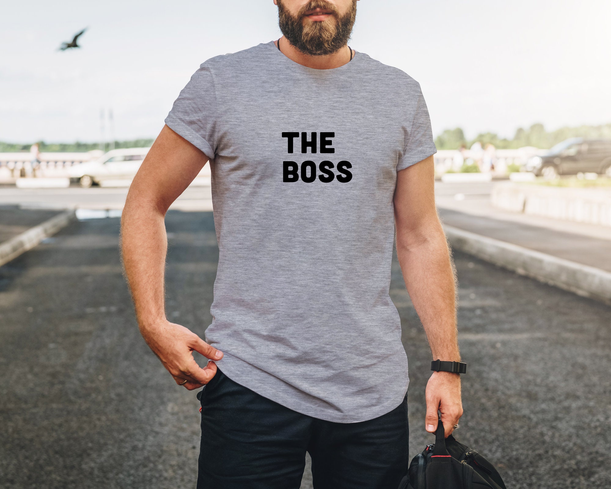 The Boss the Real Boss Father and Son Matching Shirts, Daddy and ...