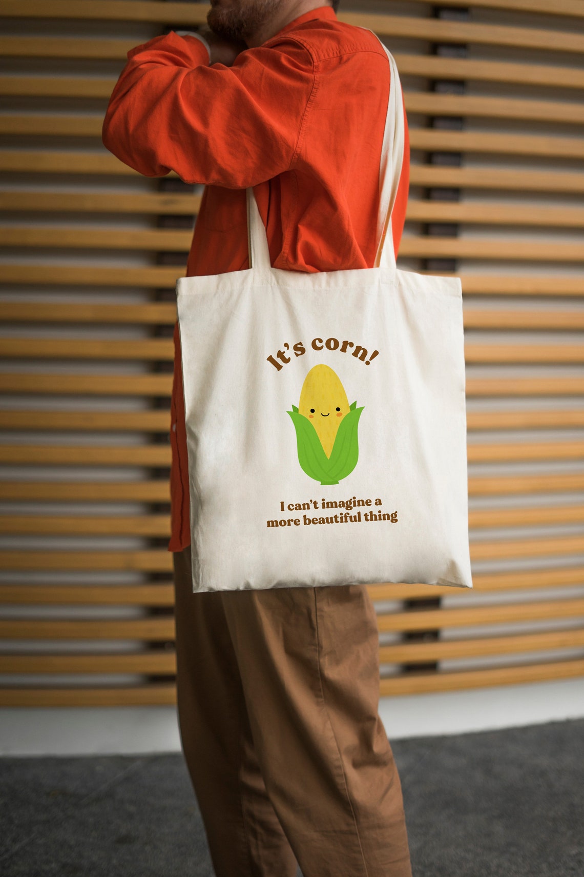 It's Corn Tote Bag It's Corn a Big Lump With Knobs It - Etsy