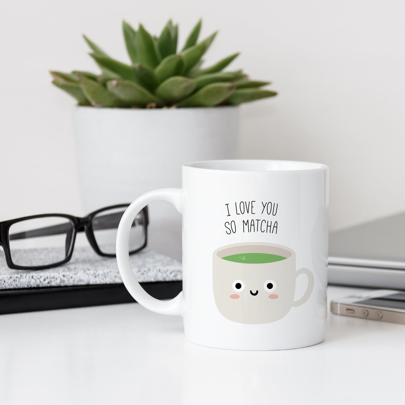 Cute Matcha Mug Matcha Lover Gift Green Tea Mug Green Tea - Etsy