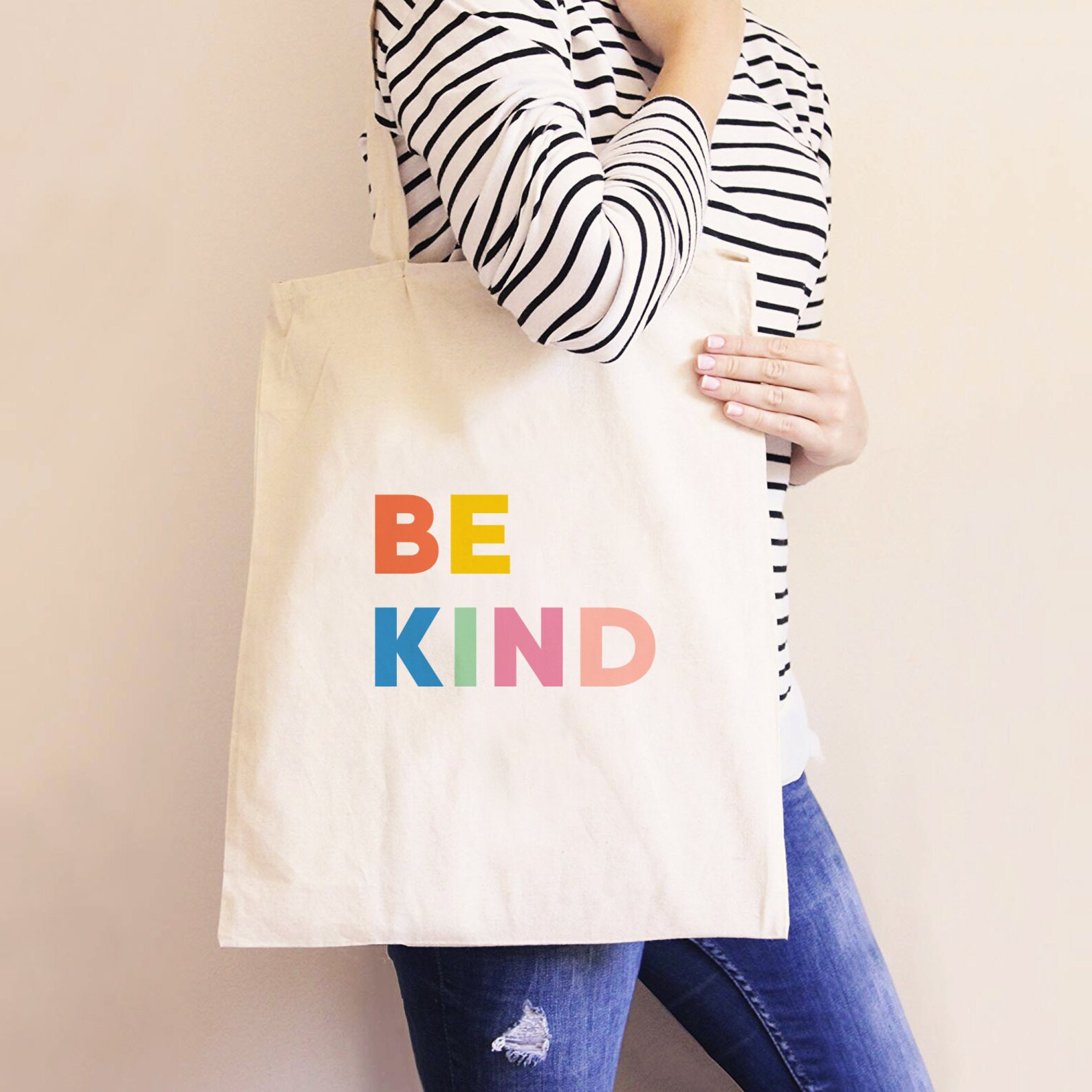Be Kind Tote Bag Sustainable Bag Sustainable Living Canvas | Etsy