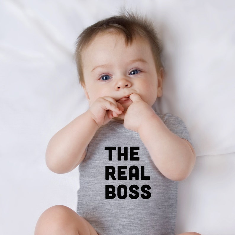 The Boss the Real Boss Father and Son Matching Shirts, Daddy and ...