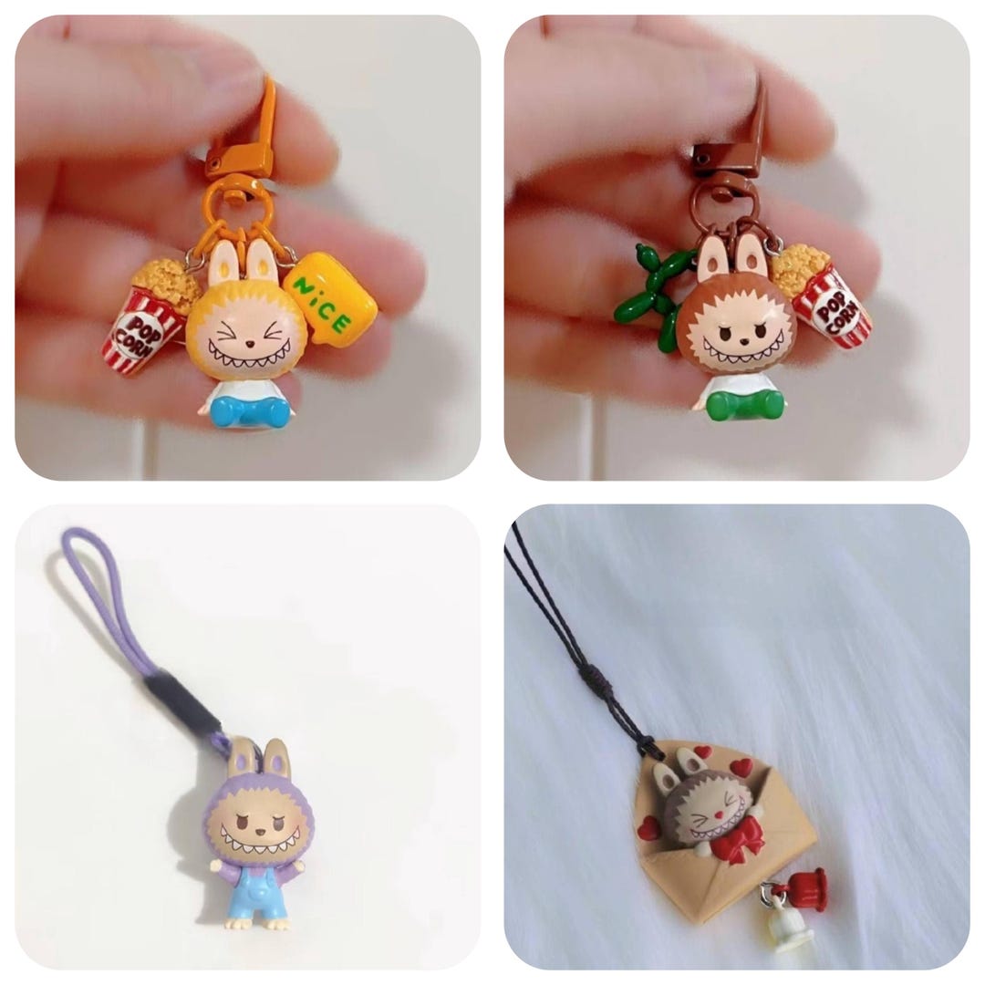 Mini Labubu Phone Charm | Labubu Phone Accessory | Mini Labubu ...