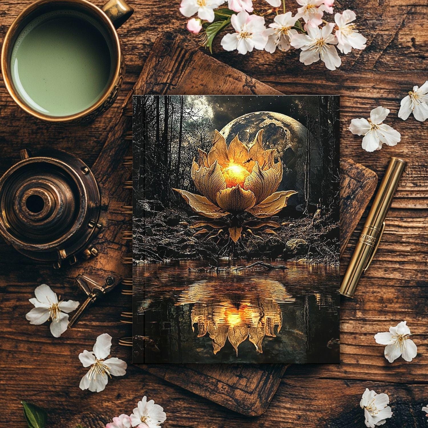 Fantasy Forest Printable Landscapes: Magical Moon Art (digital Download ...