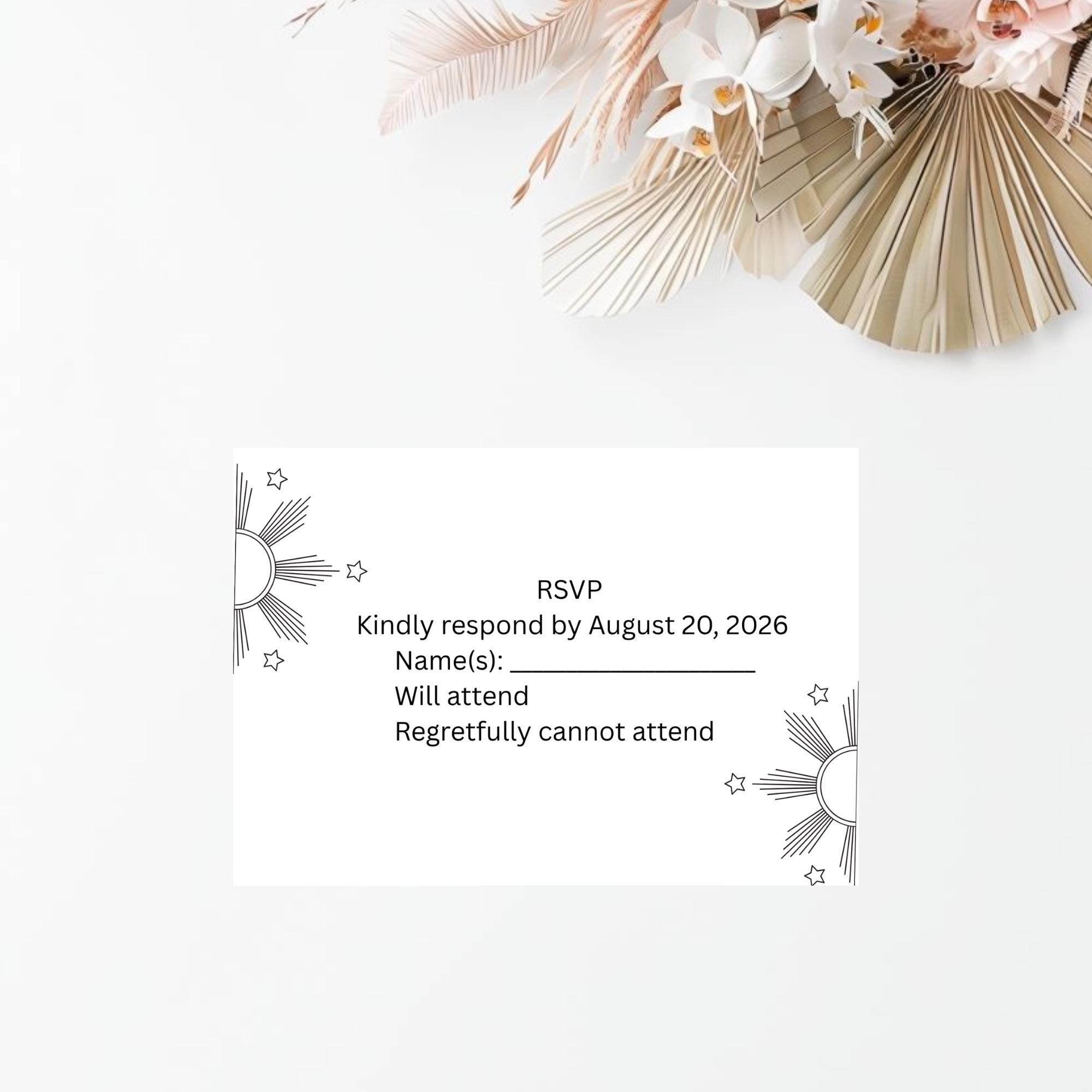 Editable Filipino Wedding Invitation | Barong & Filipiniana Theme ...