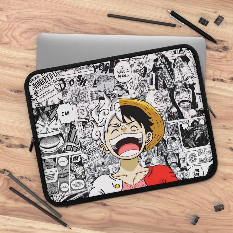 Luffy- One Piece Laptop Sleeve, Anime Computer Case, Manga Protective ...