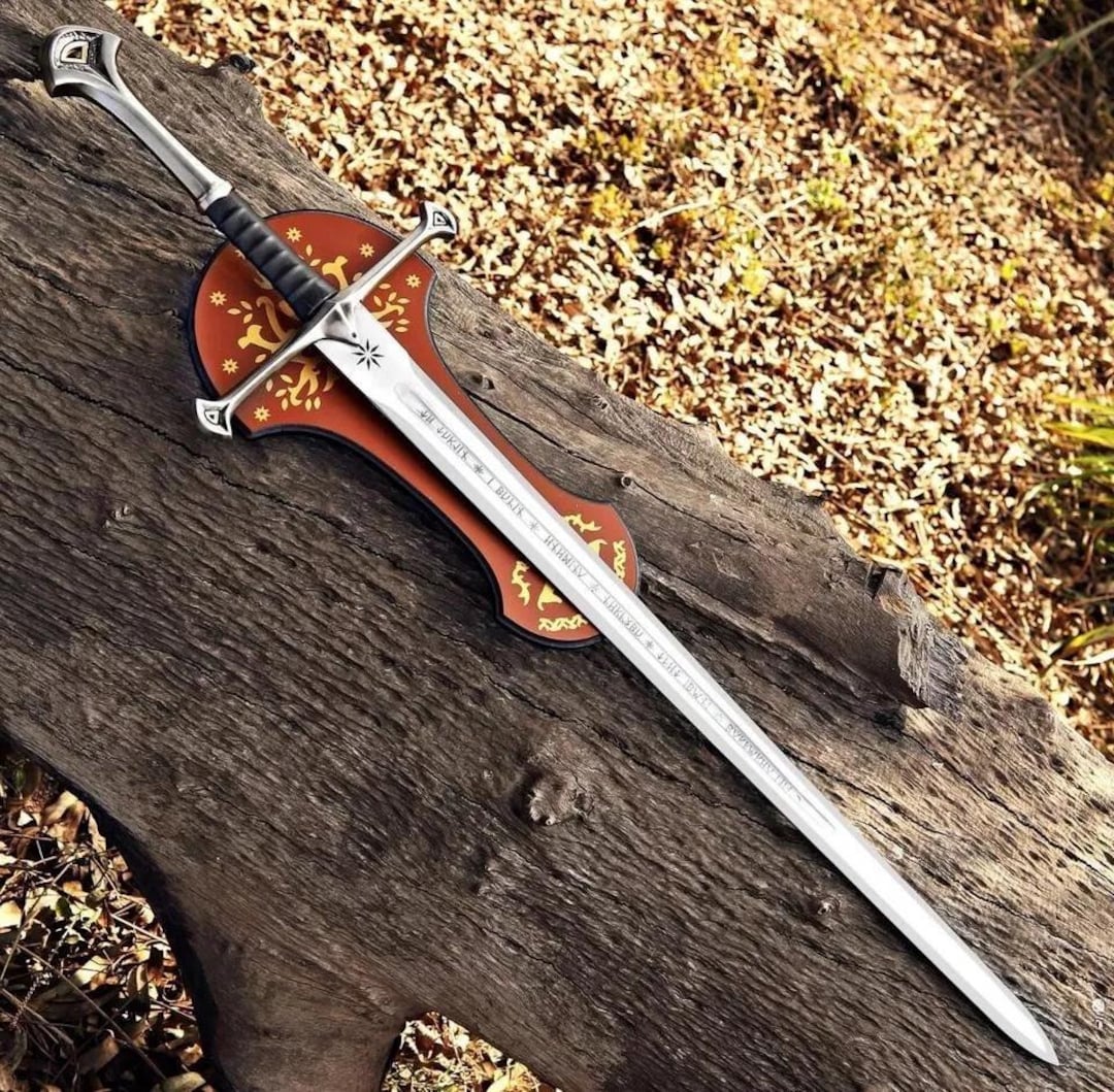 Handmade Anduril Steel Sword of King Elessar in the Lord of the Rings ...