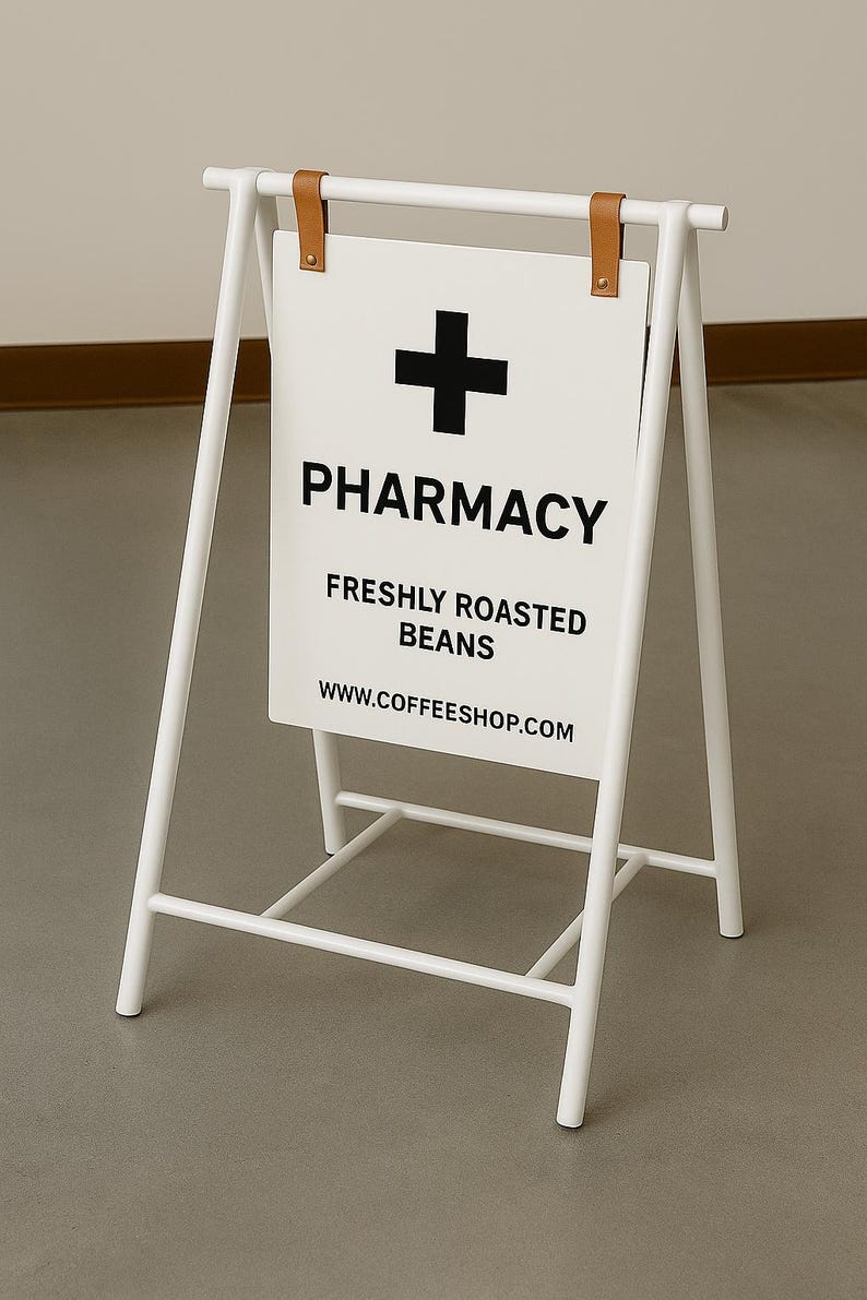 Personalized Sidewalk Sign – A-frame Sandwich Board for Outdoor Use ...