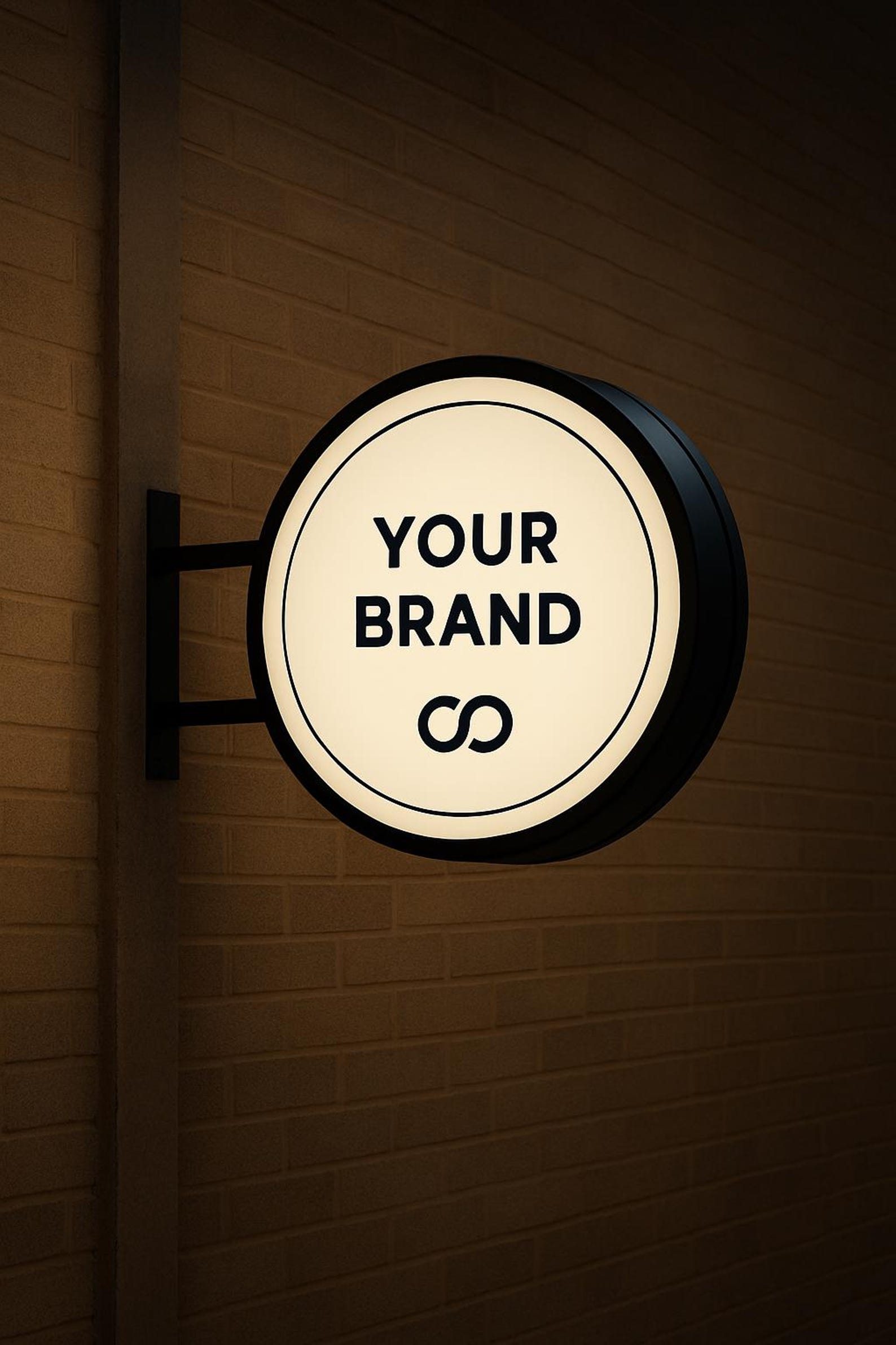 Custom LED Lightbox Sign | Double Sided Illuminated Business Logo Sign ...