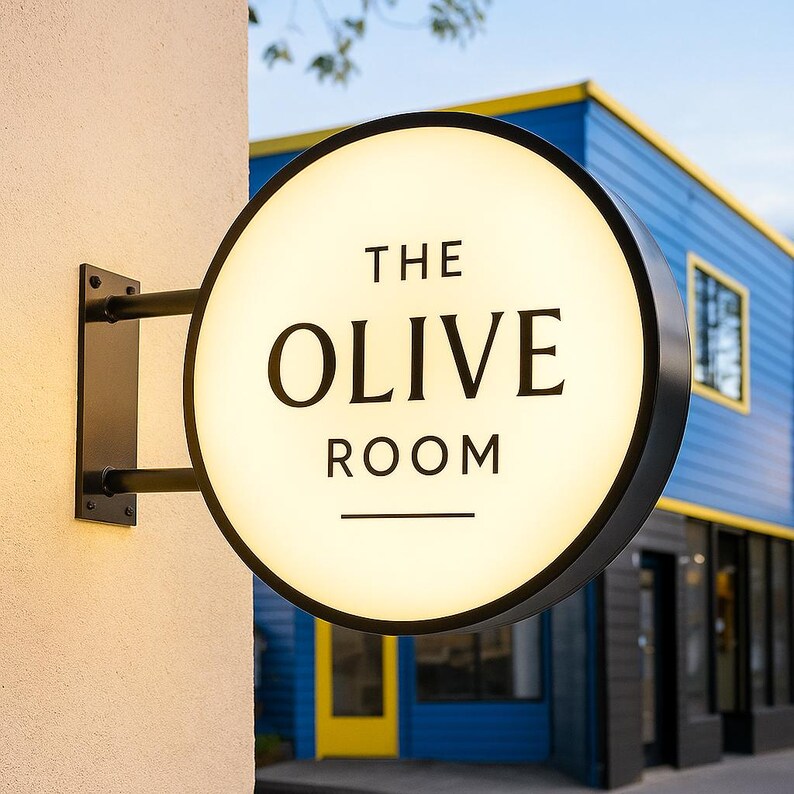 Custom Lightbox Sign | Illuminated Business Sign | LED Storefront Sign ...