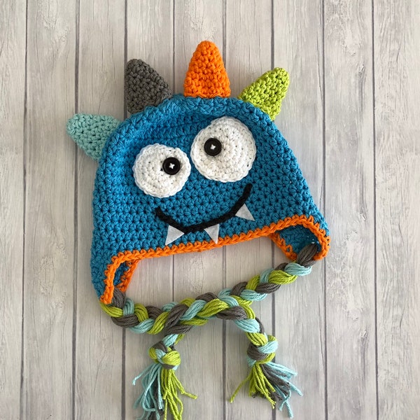 Baby Monster Hat - Etsy