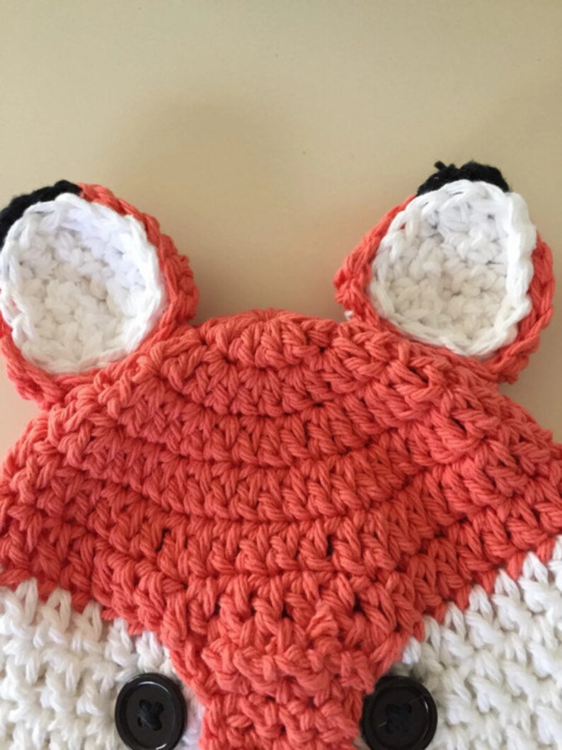 Baby Fox Hat Crochet Animal Hat Newborn Photo Prop Woodland - Etsy