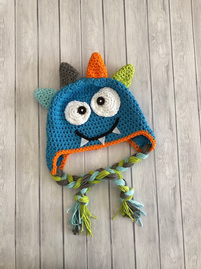 Crochet Monster Hat Monster Costume Halloween Costume - Etsy