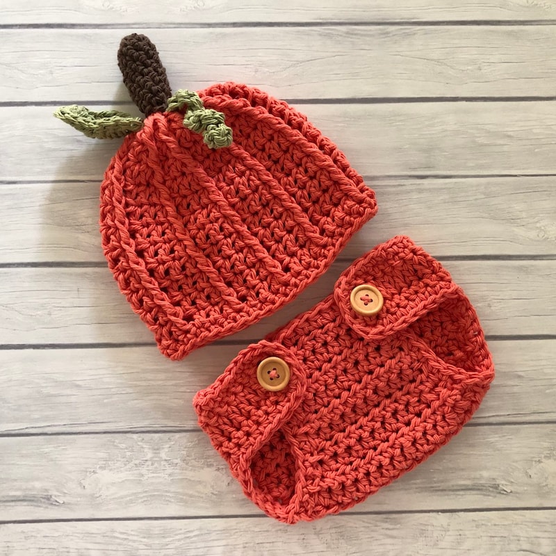 Baby Pumpkin Hat - Etsy