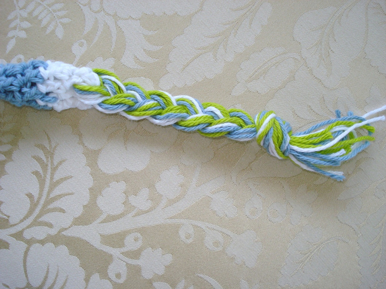 Crochet Long Tail Elf Hat Newborn Blue Green and White Elf Hat - Etsy