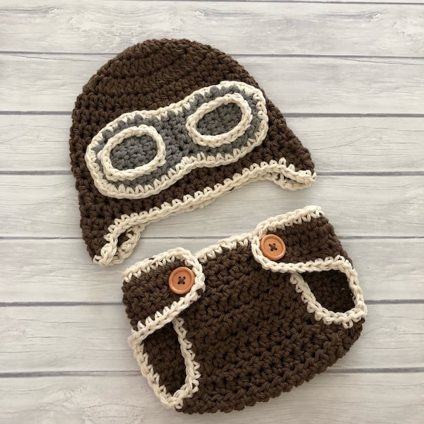 Newborn Aviator Hat - Etsy