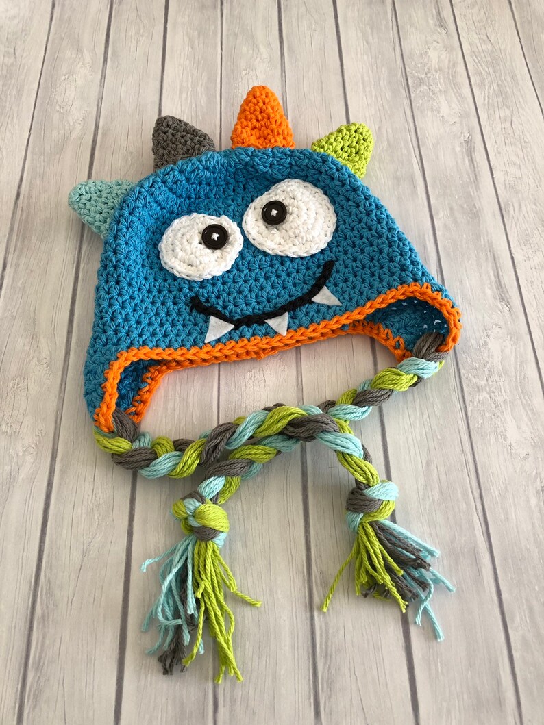 Crochet Monster Hat Monster Costume Halloween Costume - Etsy