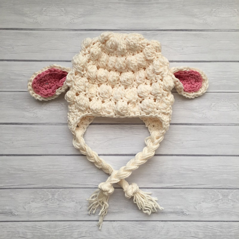 Crochet Lamb Hat - Etsy