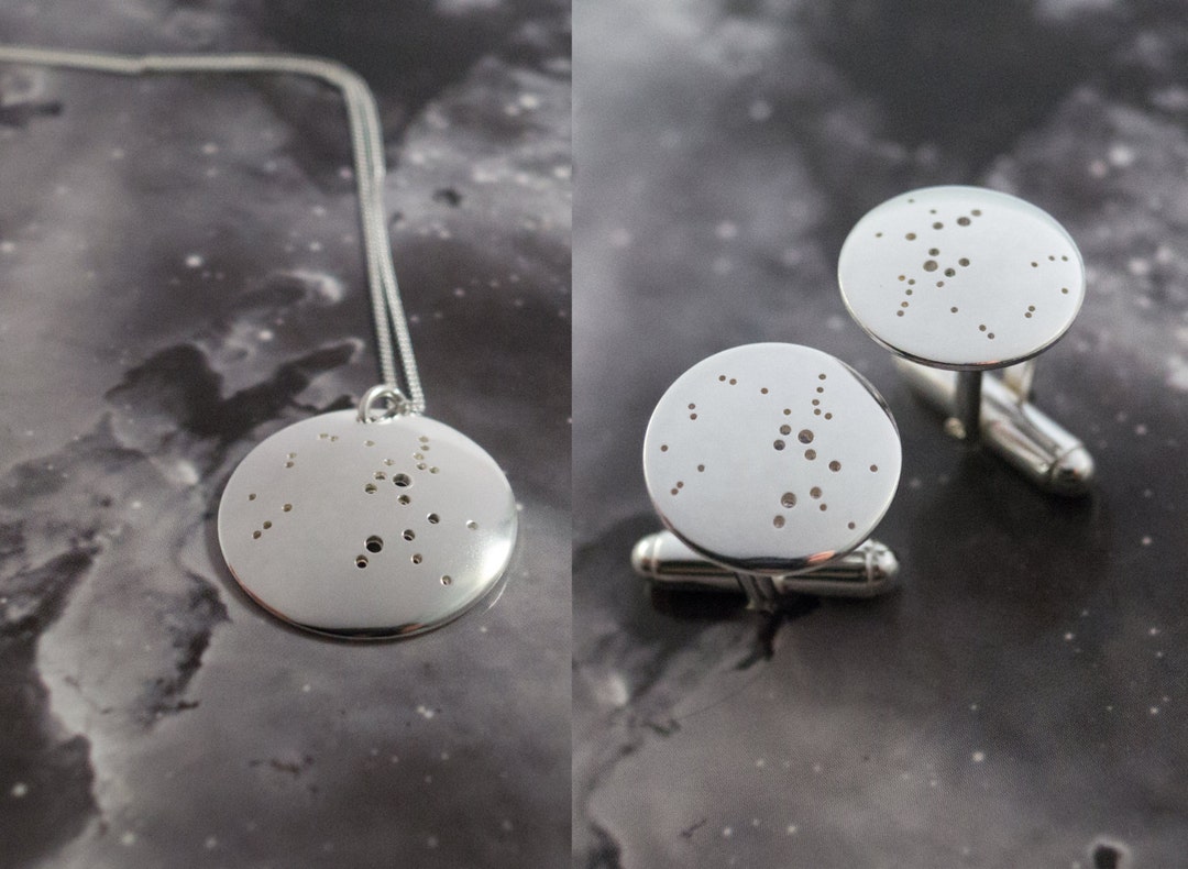 Cufflink and Pendant Set: A His and Hers Set of Constellation Cufflinks ...
