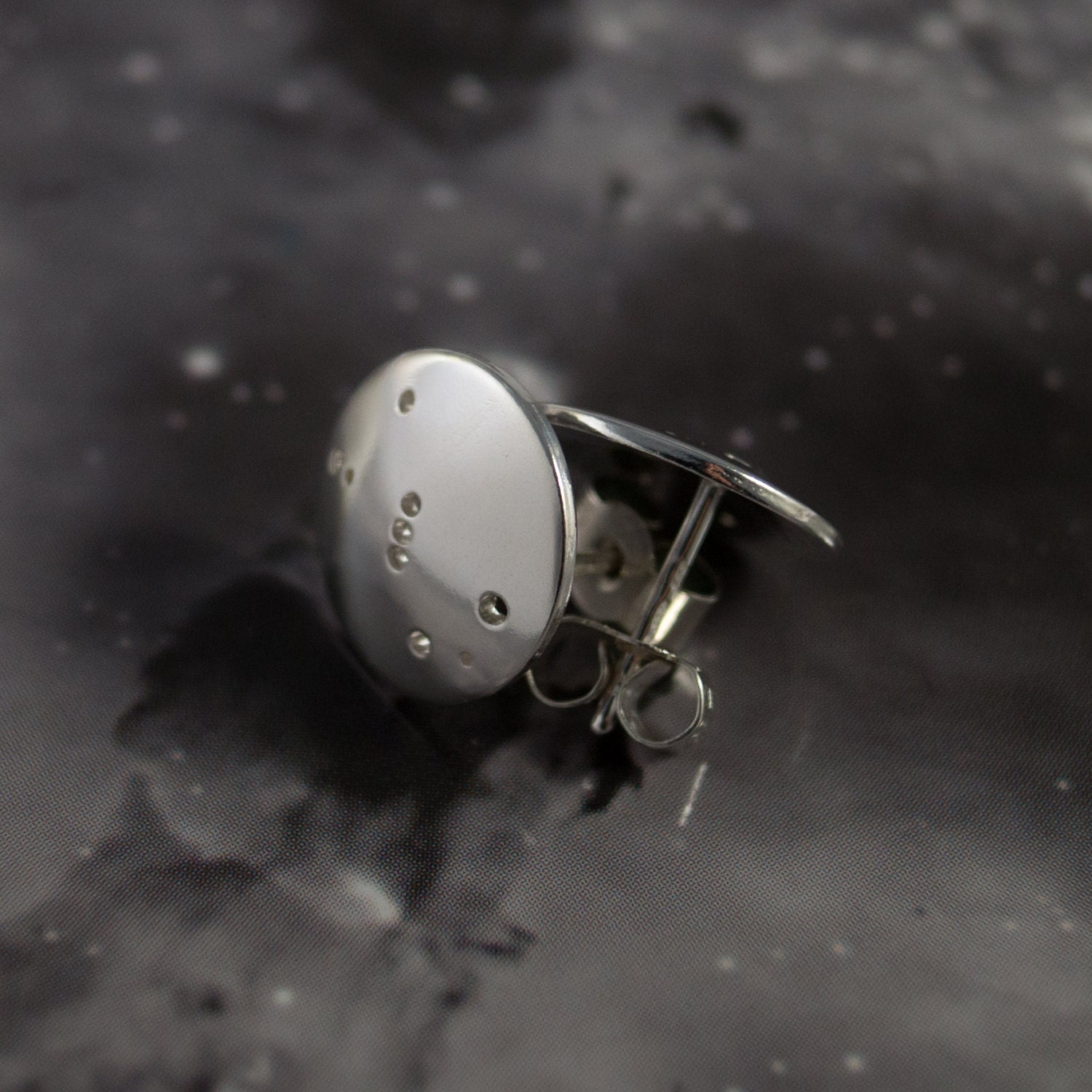 Silver Orion Earrings: Sterling Silver Earrings Showing the - Etsy