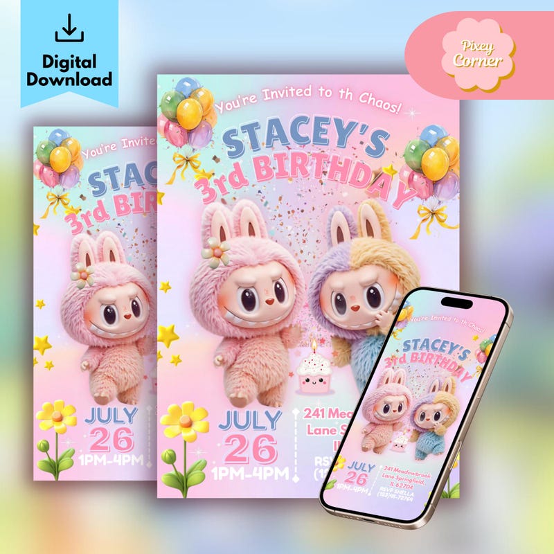 Labubu Template - Etsy