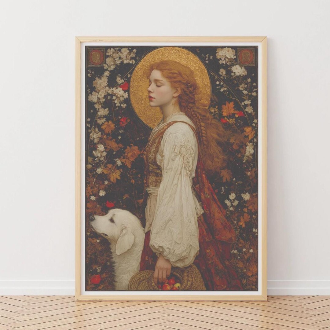 Art Nouveau Diana Print, Pre-raphaelite Victorian Goddess Poster - Etsy