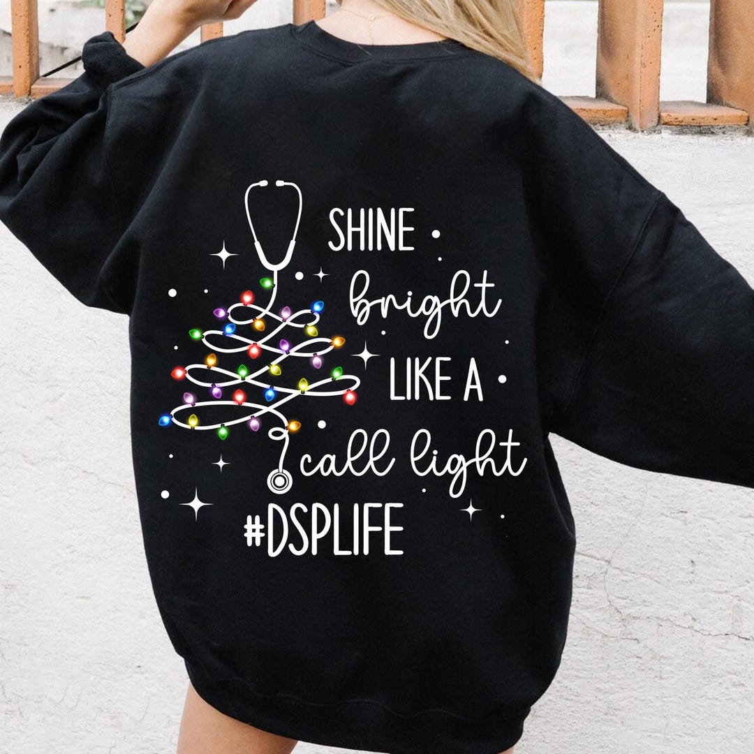 Shine Bright Like a Call Light PNG, DSP Life Christmas Stethoscope Tree ...