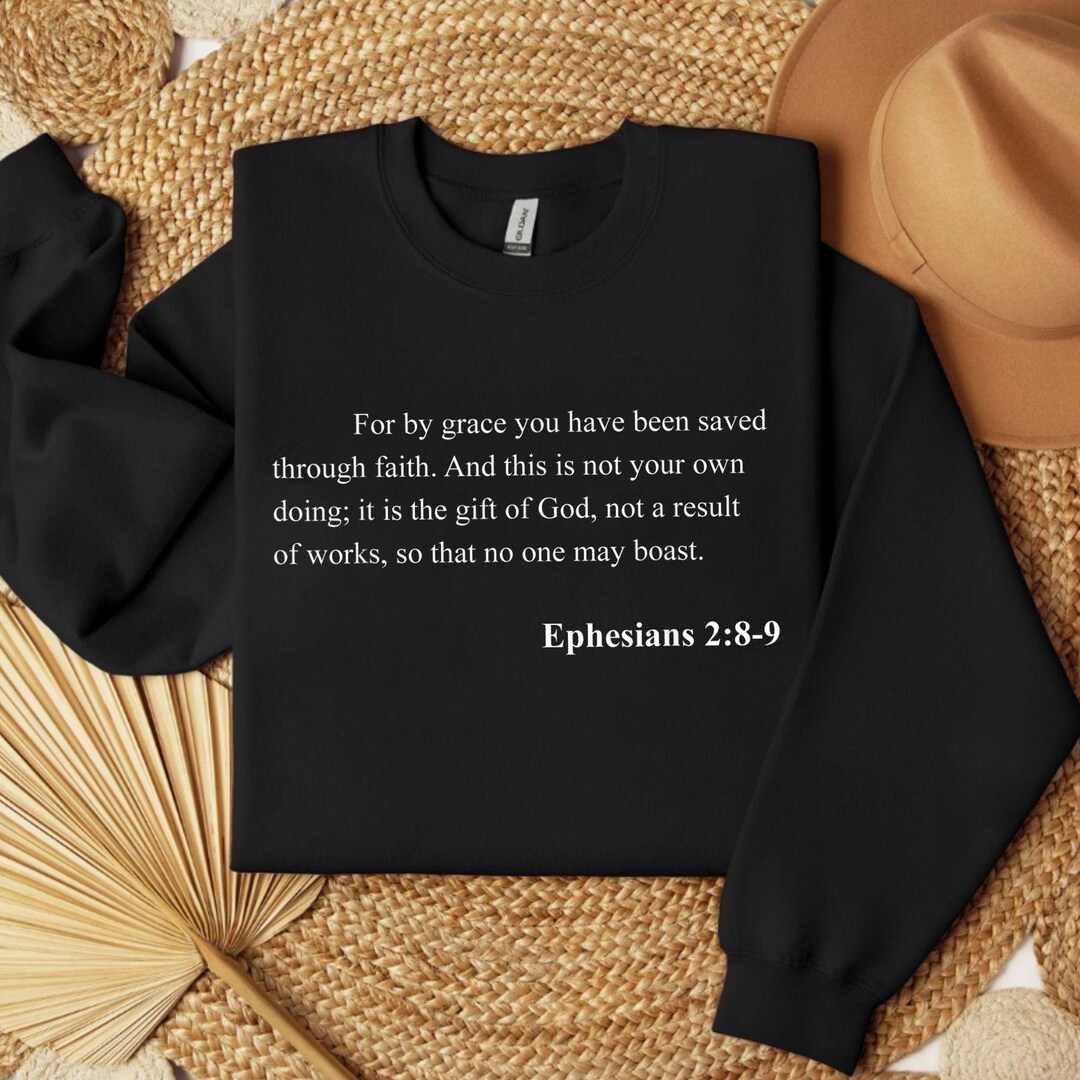 Ephesians 2:8-9 PNG, Bible Verse Christian Scripture Design, Saved by ...