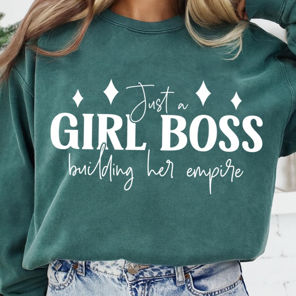 Girl Boss PNG, Just a Girl Boss Quote, Empowering Women Sublimation ...