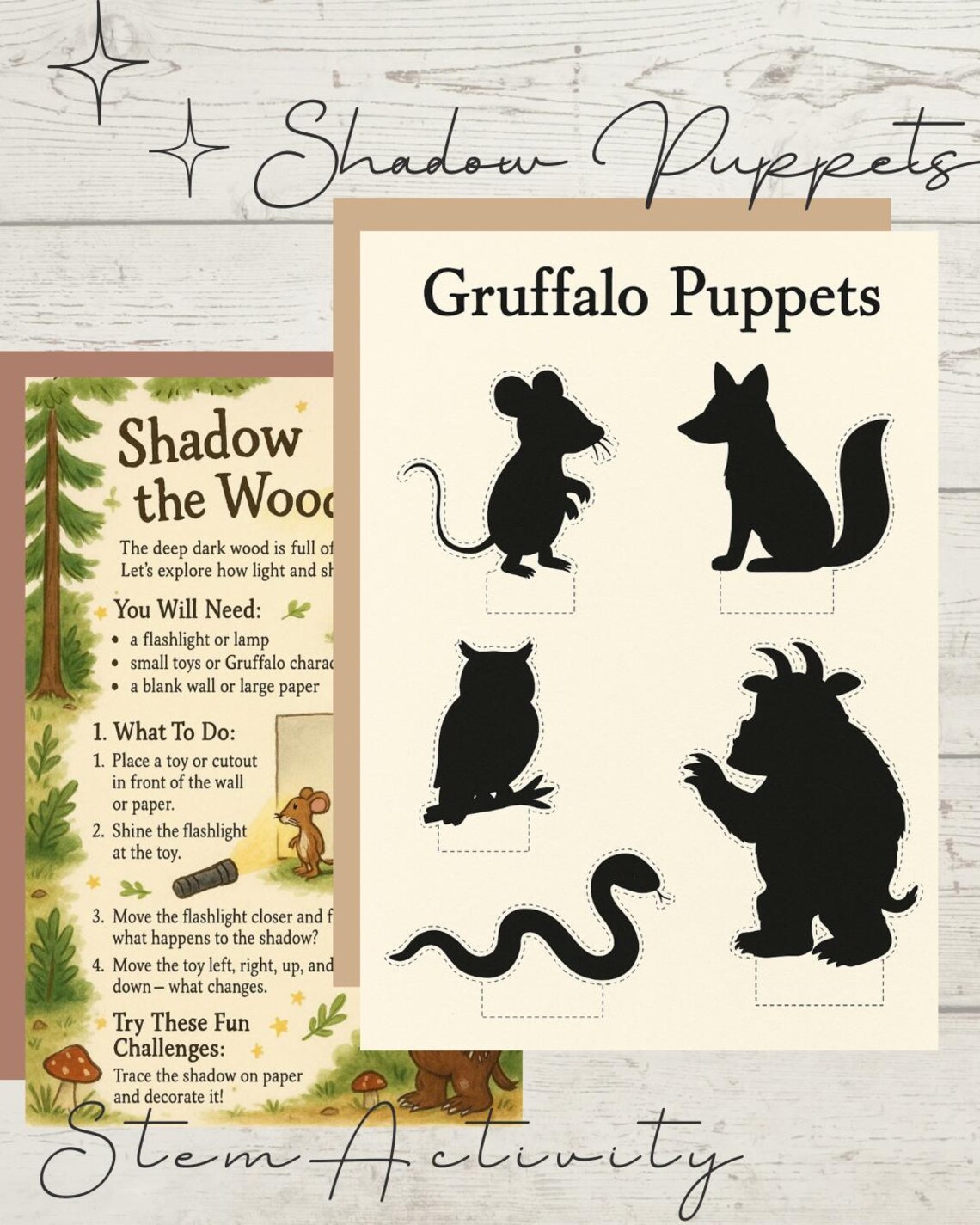 Gruffalo Printable Unit Study | Nature Based | Woodland Adventure ...