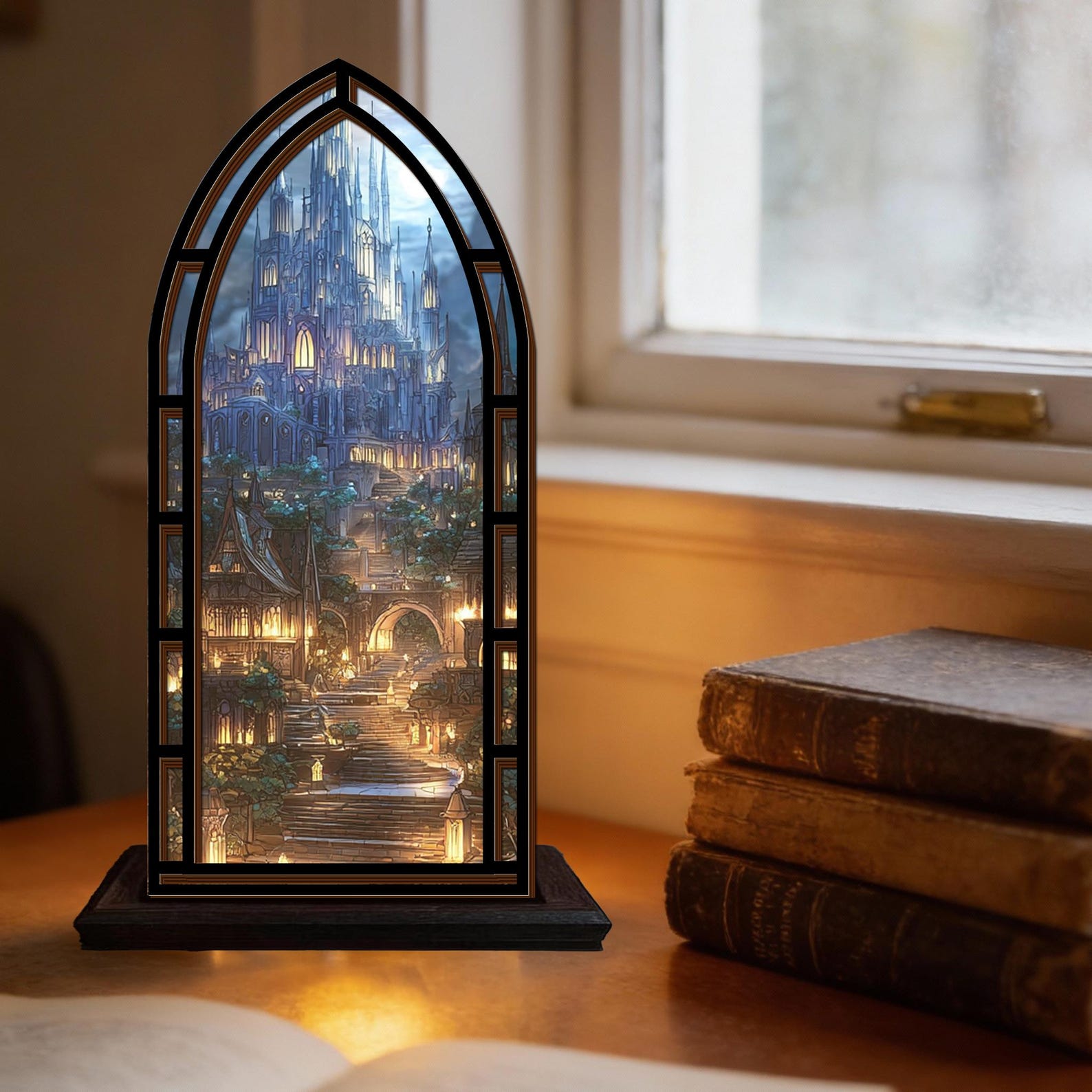 Throne of Glass Castle Suncatcher Candle Holder, Book Nook Light ...