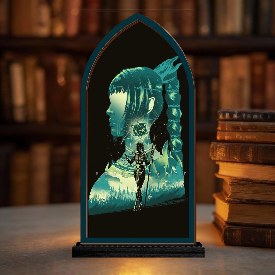 Shadowheart Book Nook Decor, Baldur’s Gate 3 Shadowheart Suncatcher ...