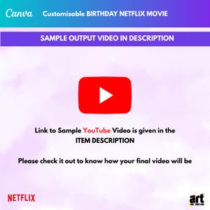 Birthday Video – Editable Netflix-inspired Personalized Video, Unique ...
