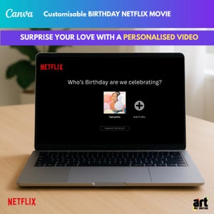 Birthday Video – Editable Netflix-inspired Personalized Video, Unique ...