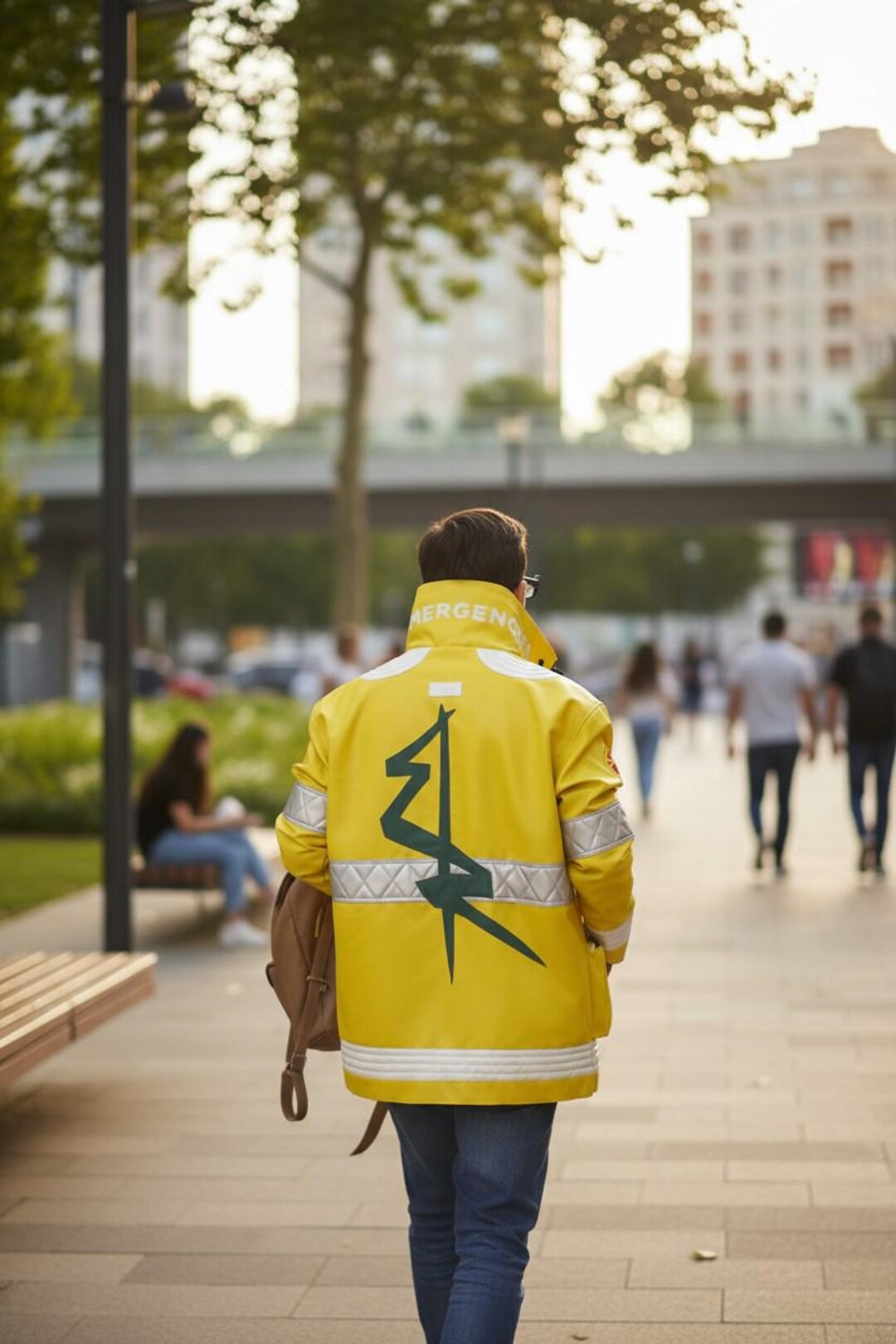 Cyberpunk 2077 Cosplay Jacket – David Martinez Inspired Yellow Faux ...