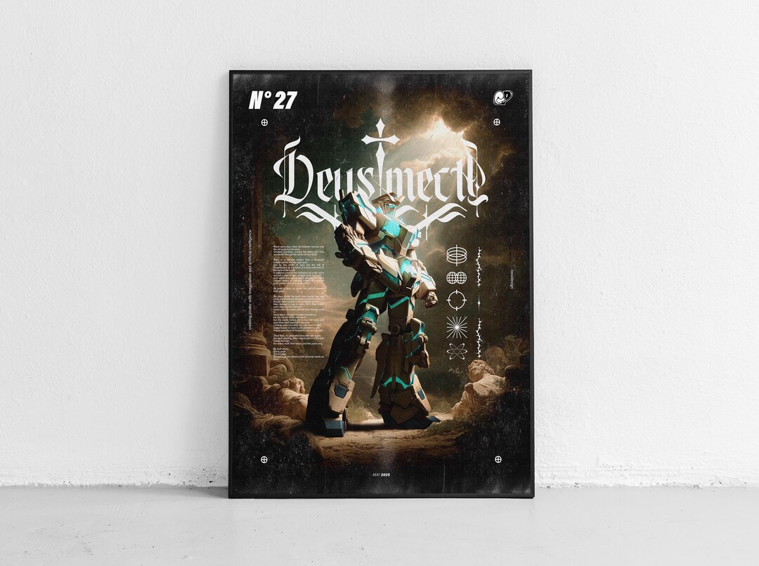 Deus Mech Poster N*27 – Relic-tech Wall Art – Design Poster 45x60 Cm ...