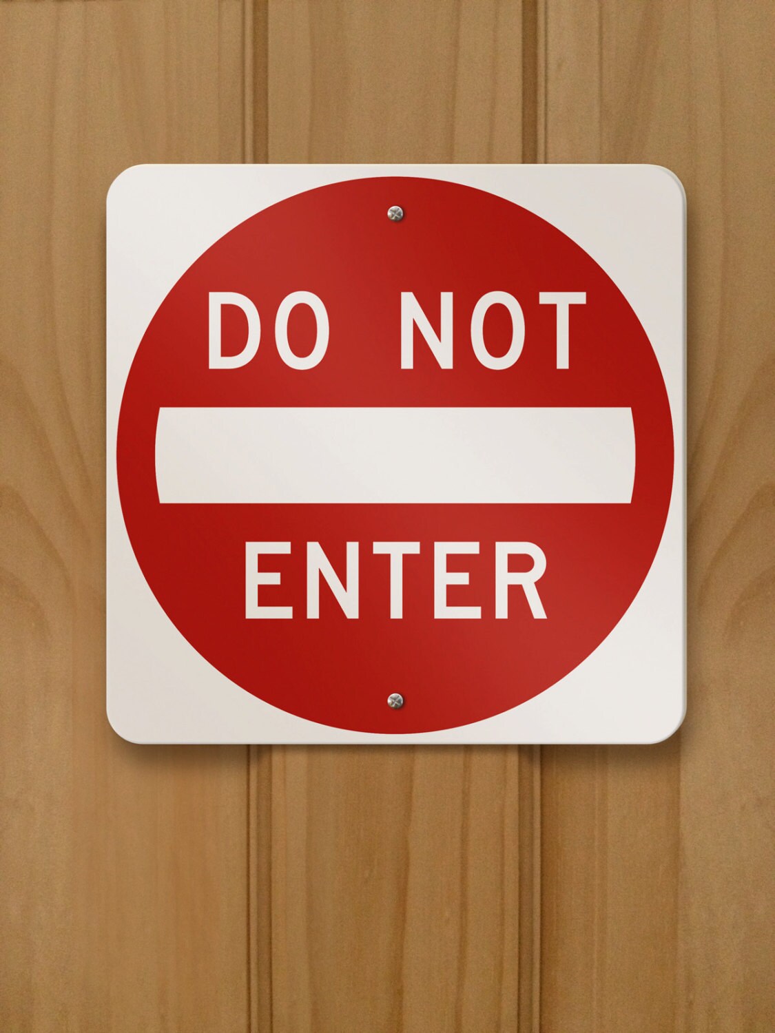 DO NOT ENTER Aluminum Road Traffic Wall Sign | Etsy