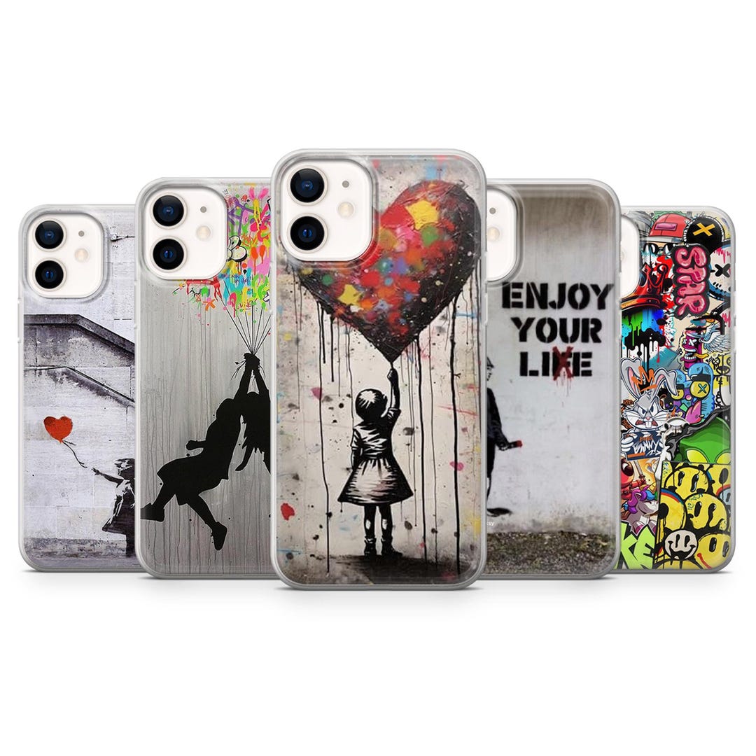 Banksy Phone Case Street Art Anonymous Cover for iPhone 17pro, 16, 15 ...