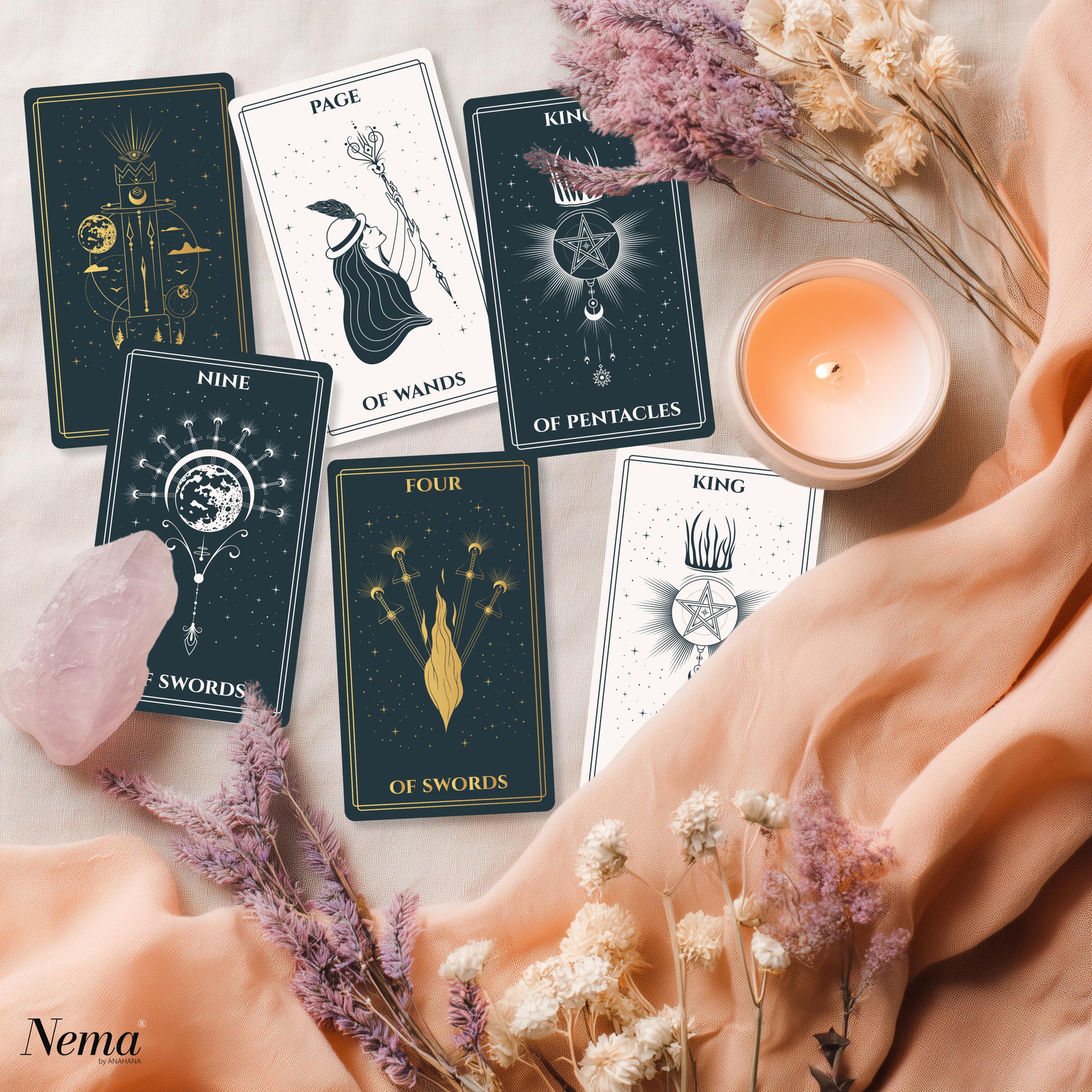 234 Tarot Card Bundle Printable, Tarot Cards Bundle SVG PNG PDF, Line ...