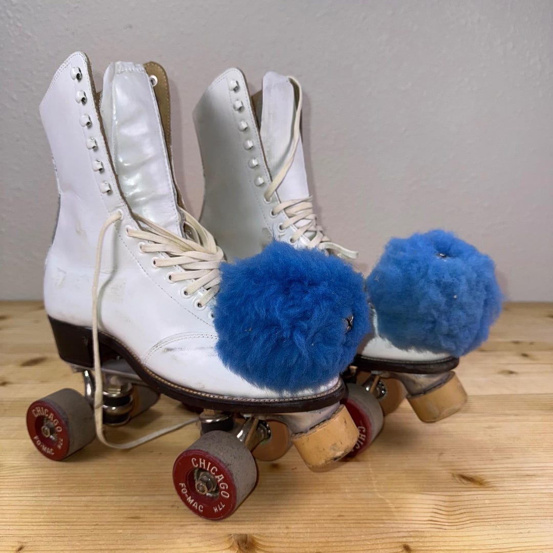 Vintage Bronze Medal 324 Roller Skates 7.5 Chicago Plates Fo-mac Wheels ...