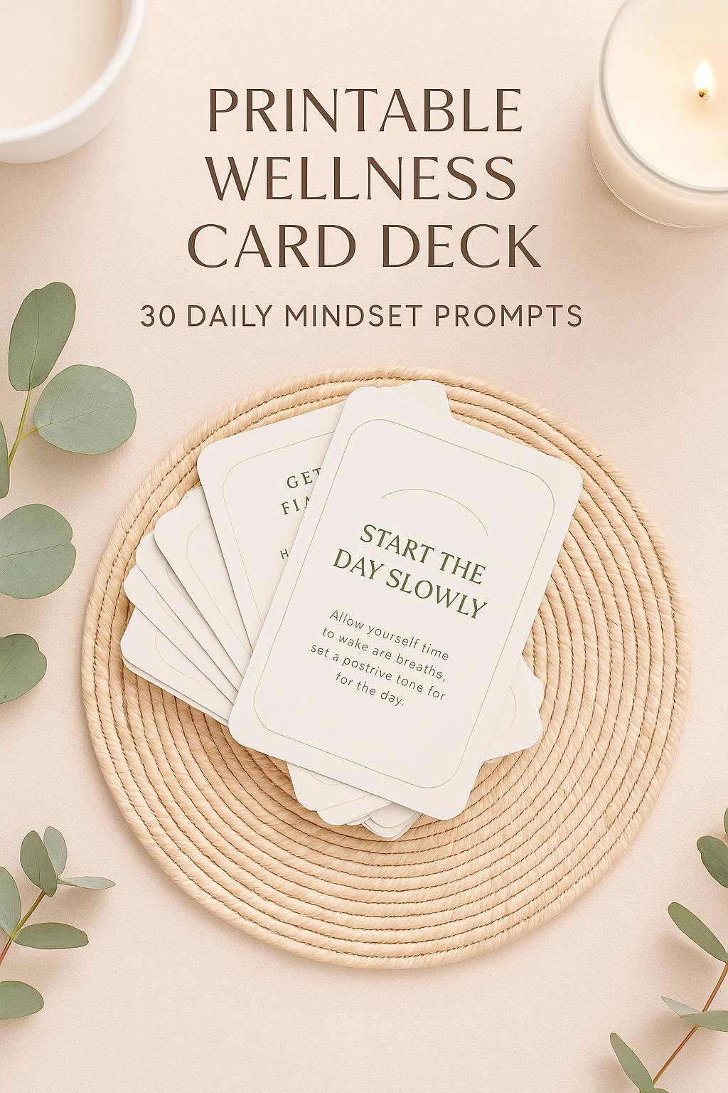 Mindhabit Daily Wellness Cards – Printable Habit Tracker Deck - Etsy
