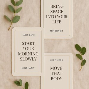 Mindhabit Daily Wellness Cards – Printable Habit Tracker Deck - Etsy