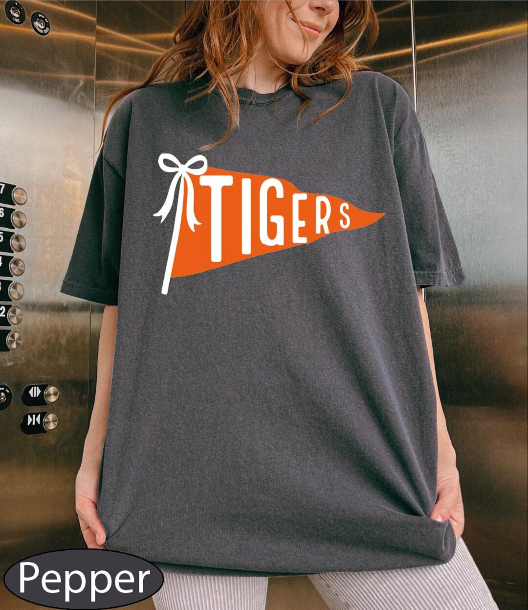 Custom Mascot Pennant Shirt, Personalized Cheer Tshirt, School Spirit ...
